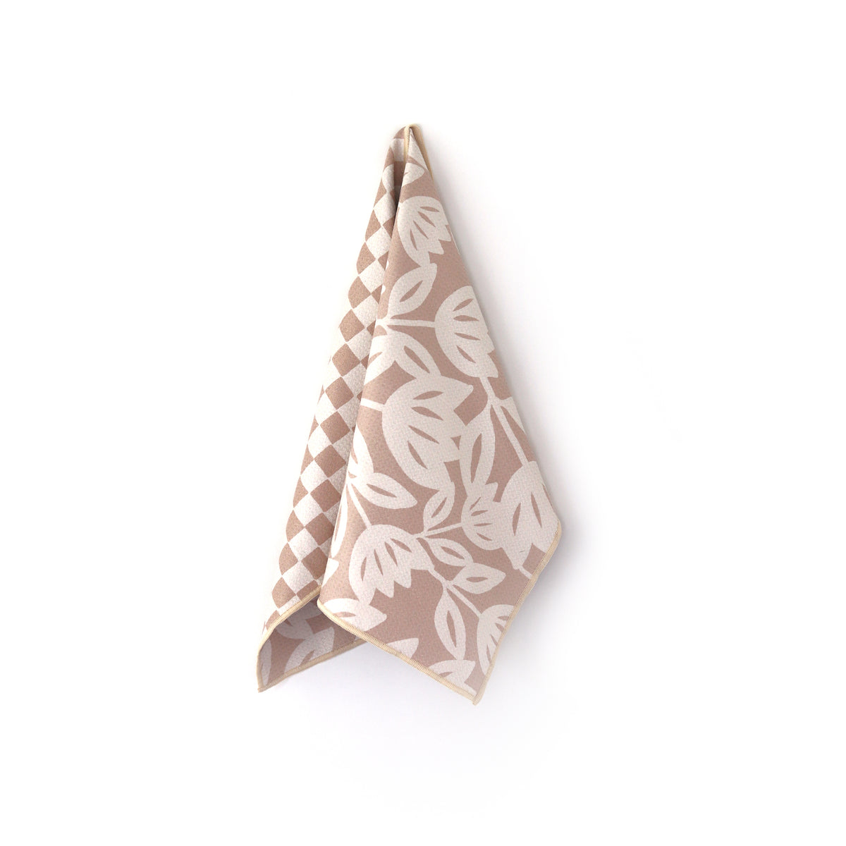 CHECKMATE TAN MICROFIBER - HAND TOWEL – Wildwood Landing LLC